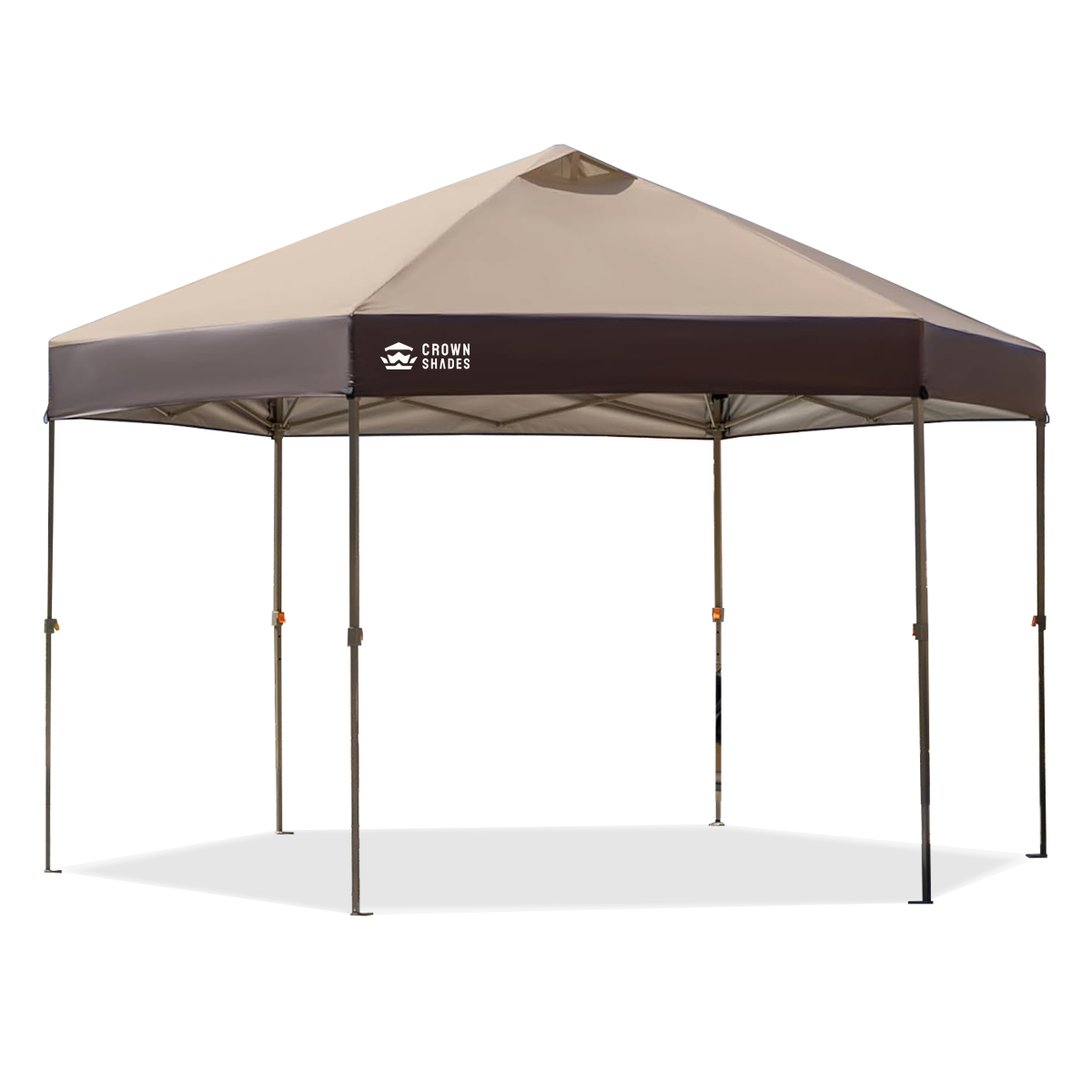 CROWN SHADES 14x14 Pop Up Gazebo - 6-Sided Canopy for Outdoor Events ...
