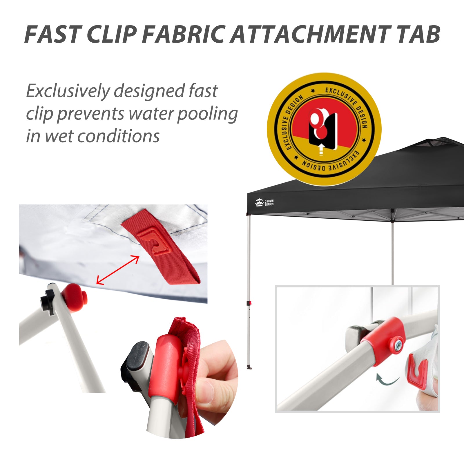 12x12 Pop Up Canopy Centerlok™ | Crown Shades® – Crown Shades - Royally ...